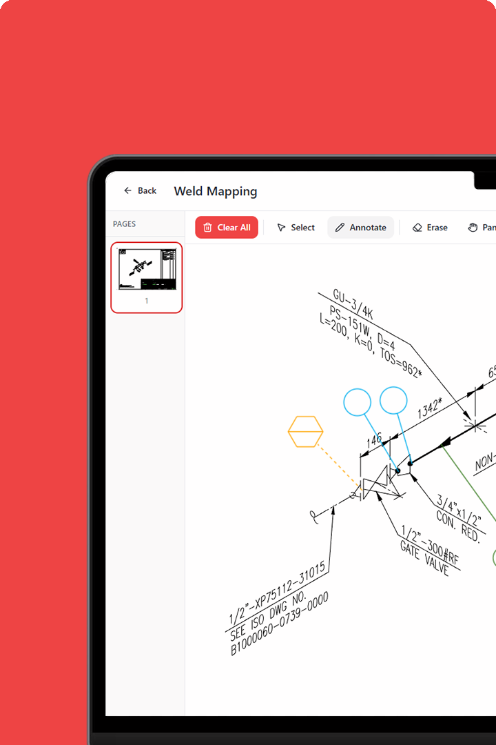 Weldmap Pro | Online weld mapping software for QC inspectors