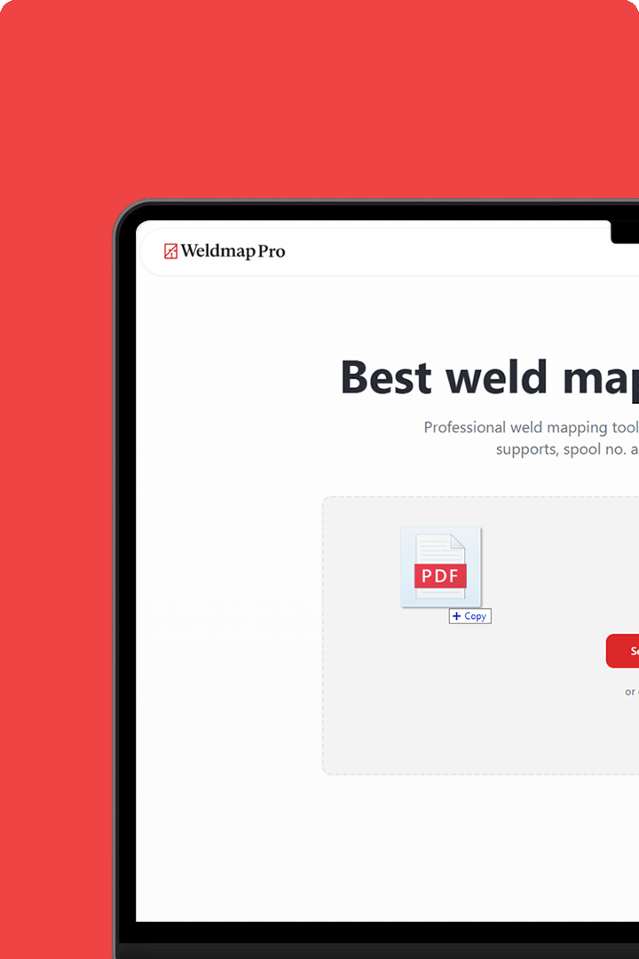 Weldmap Pro | Online weld mapping software for QC inspectors